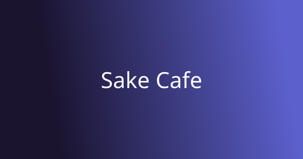 Order Authentic Japanese Online | Sake Cafe - Pickup or Delivery Available